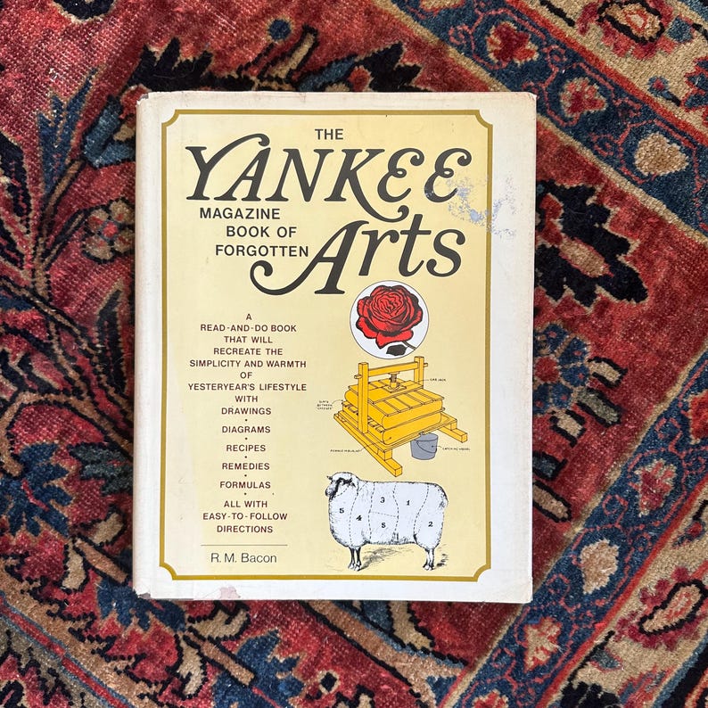 The Yankee Magazine Book of Forgotten Arts - 1978 - Etsy