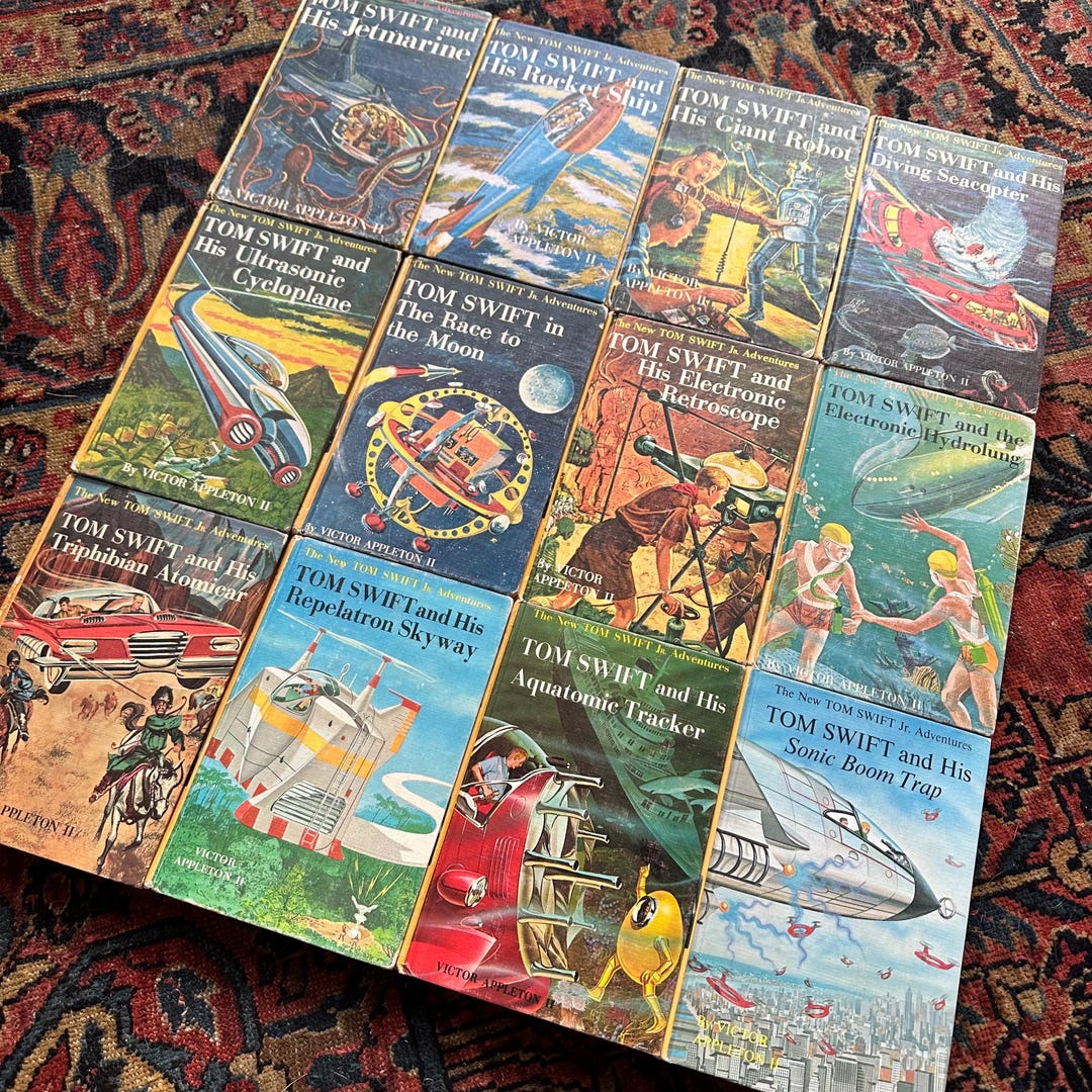 A Collection of 12 Vintage Tom Swift Sci-fi Adventure Books! - Etsy