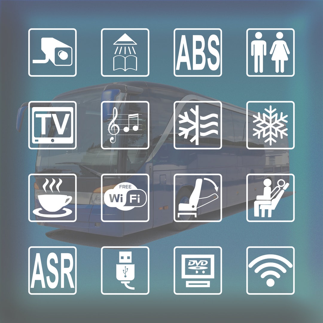 Pictograms Bus - Assets for Affinity Designer, Affinity Photo and ...