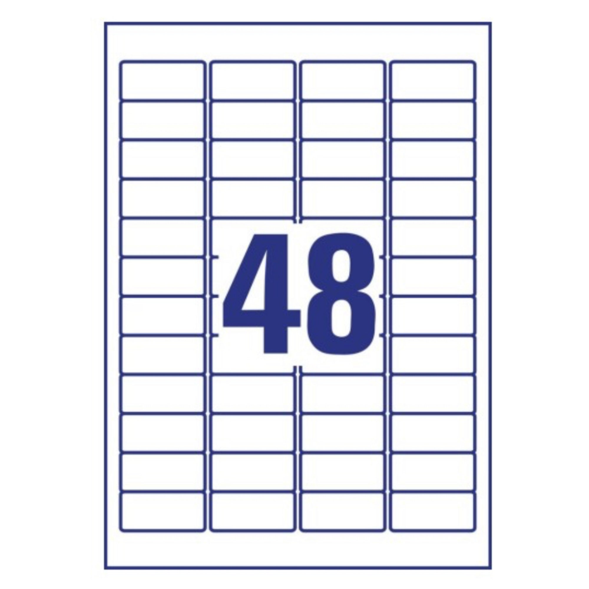 Inkjet Labels. A4. Free Templates. 10 Sheets - Etsy