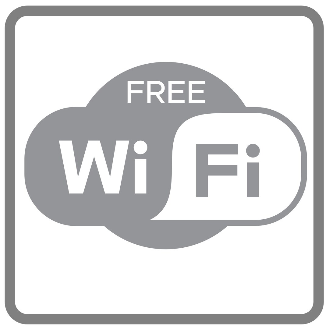 Freewifi Sticker - Etsy