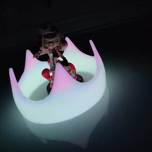 Pearl's Crown From Splatoon 2 - Glow in the Dark- off the Hook - Etsy