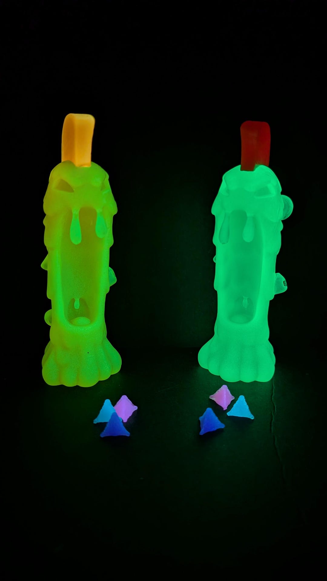 Glow in the Dark Mudmouth Figures - Etsy