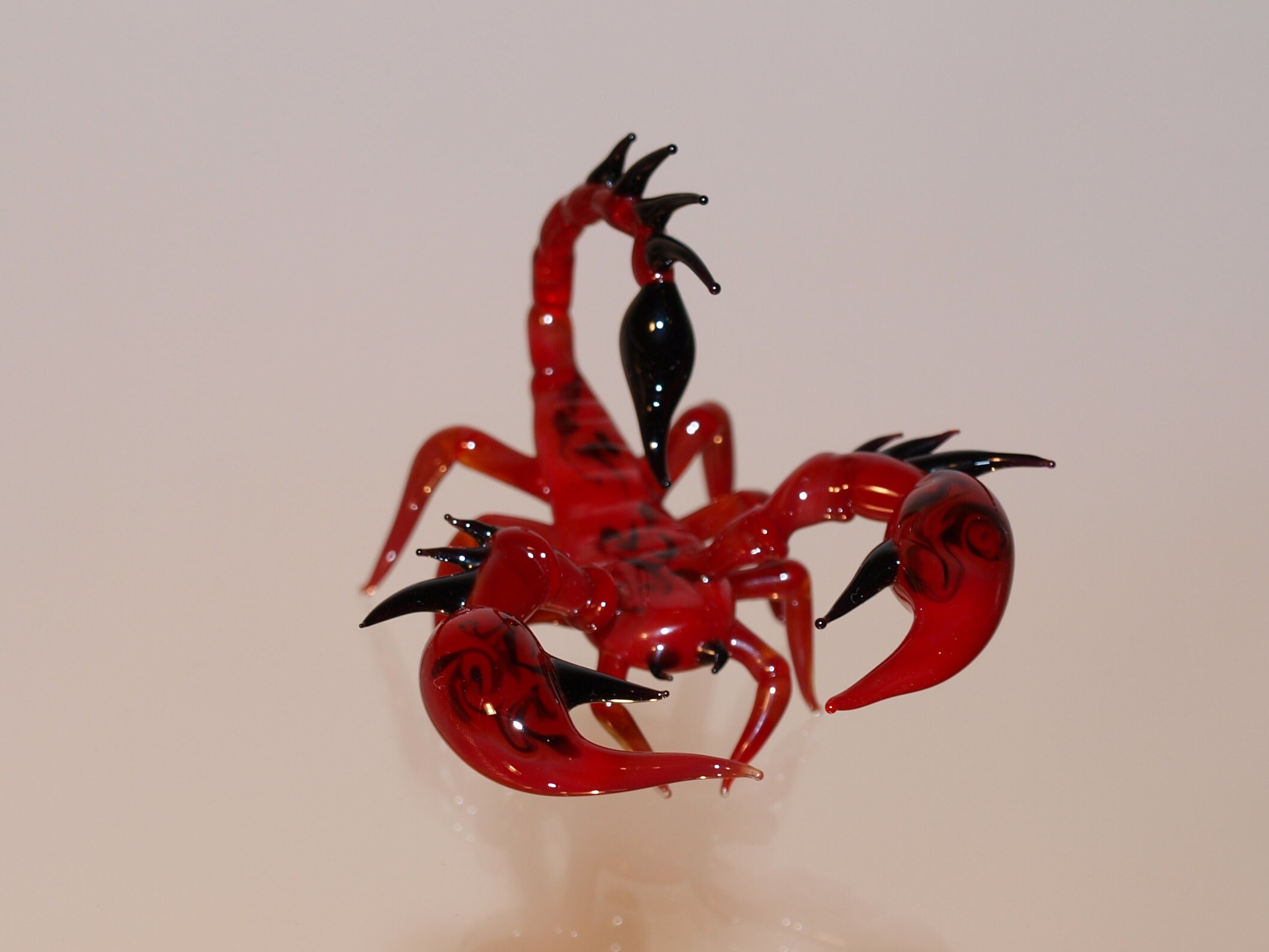 Glass scorpio Blow glass scorpion Glass sculpture Lampwork | Etsy