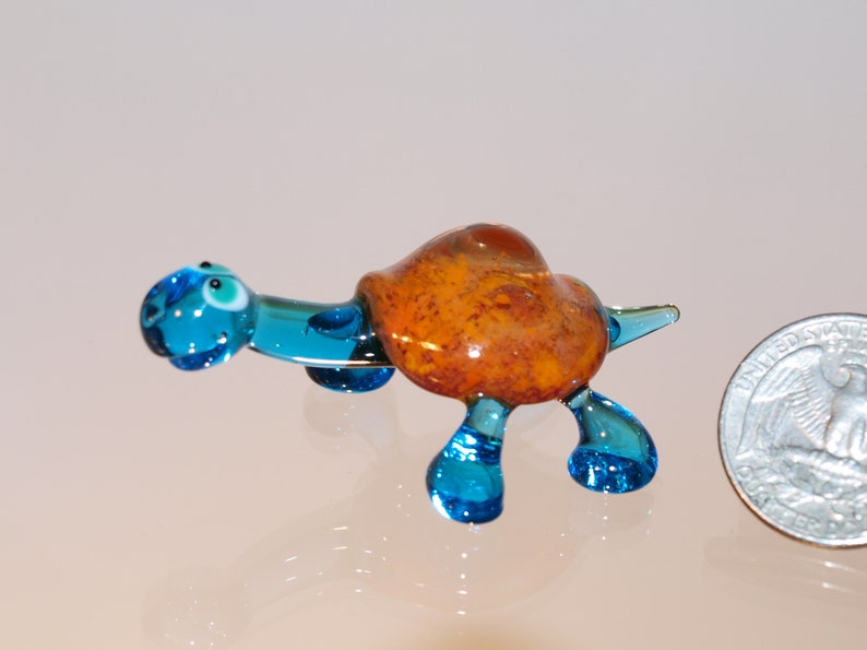 Glass Turtle Glass Turtles Glass Figurine Turtle Blown Glass | Etsy