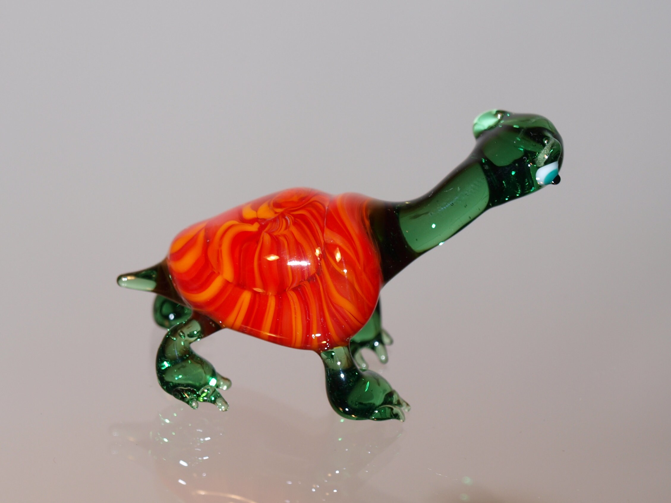 Glass turtle Glass turtles Glass figurine turtle Blown glass | Etsy