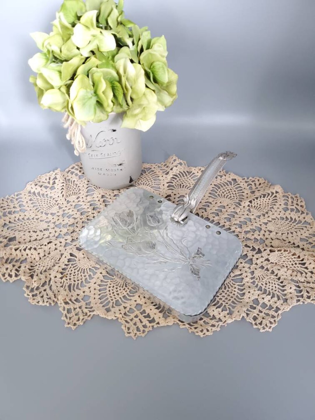 Vintage Rodney Kent Hand Wrought Creations Forged Aluminum Silent ...