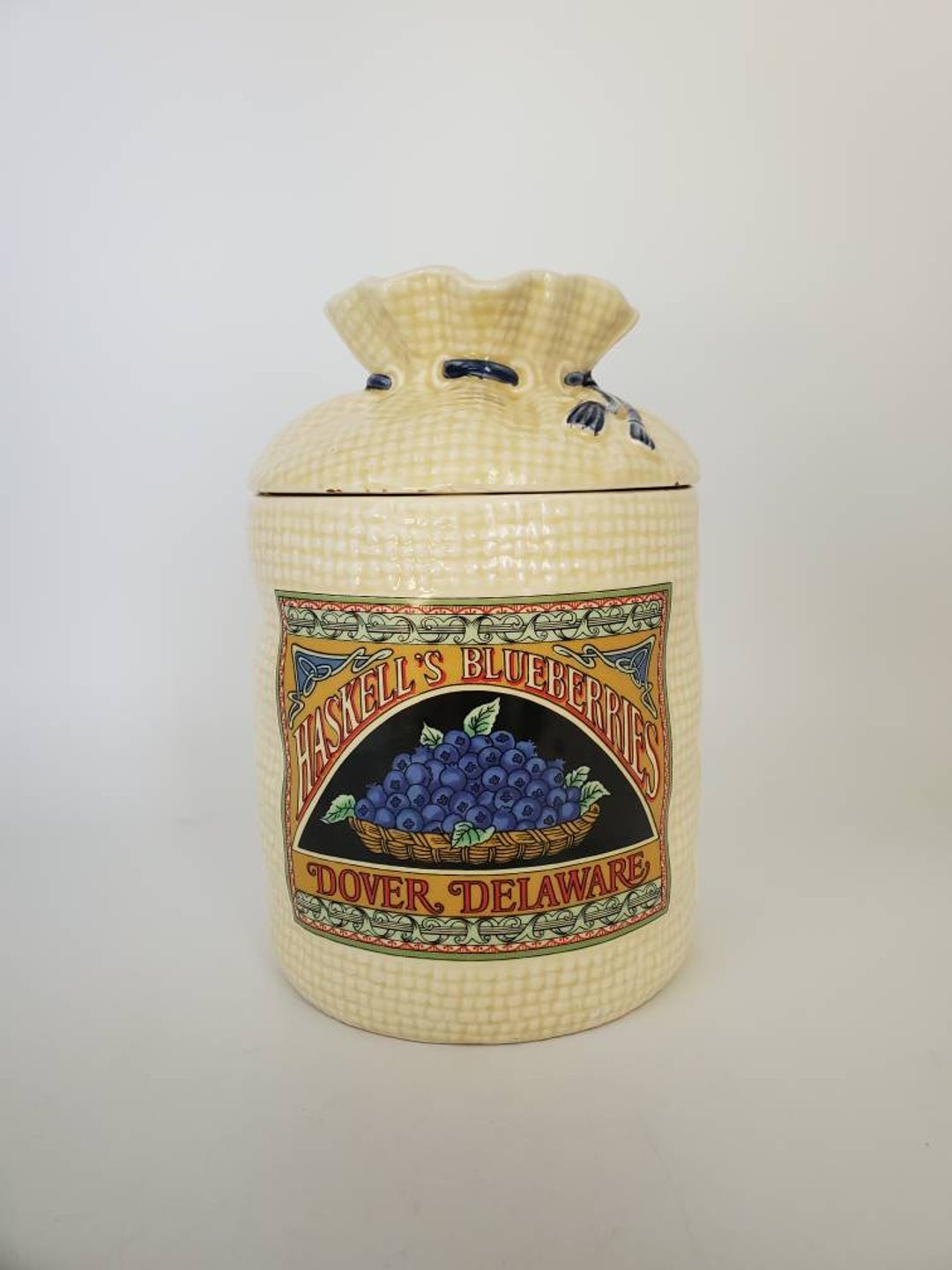 Vintage Hearth and Home Designs (H &HD) 1988 "haskell's Blueberries ...