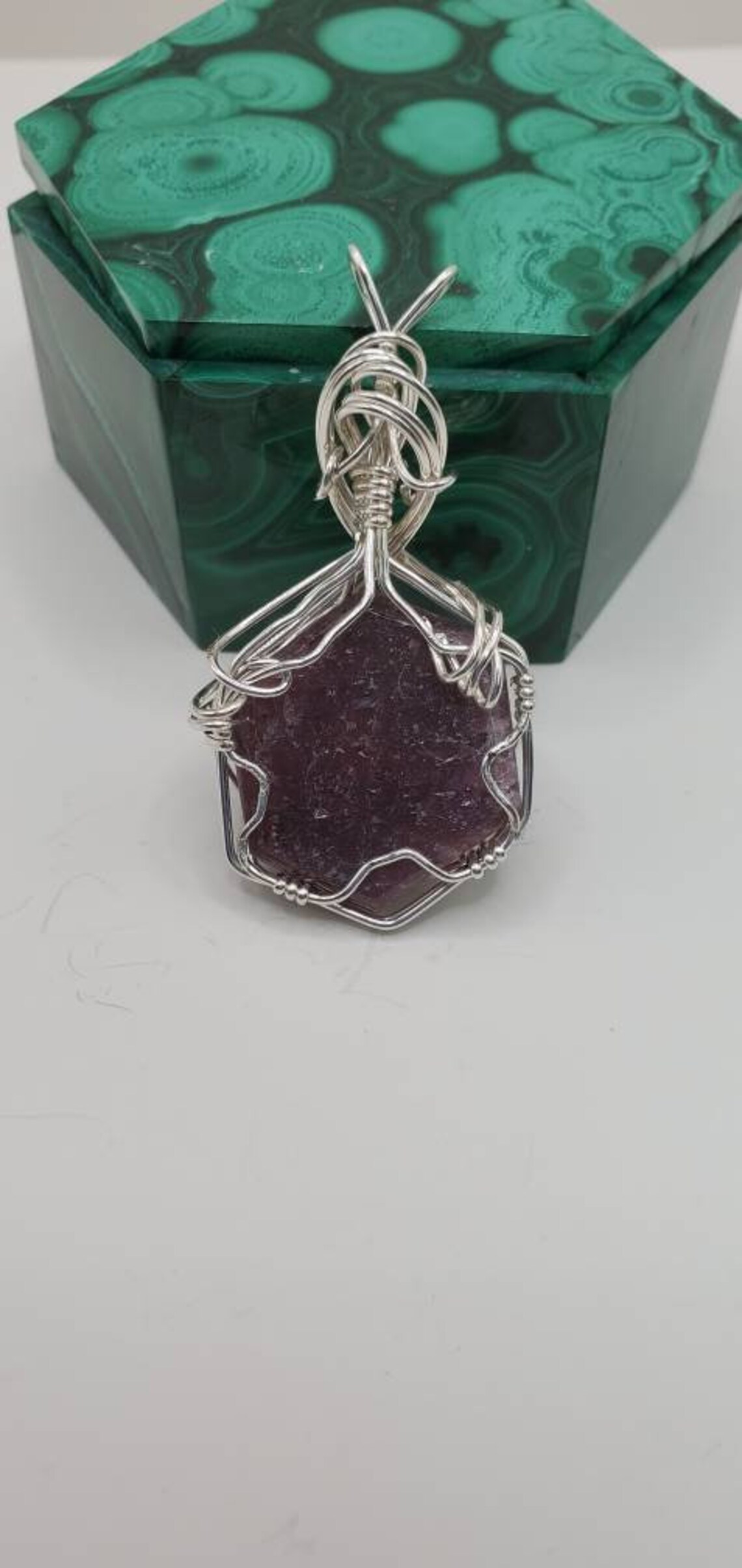 H10. Ruby Stone. Sterling Silver Wire Wrapped Ruby Pendant. - Etsy
