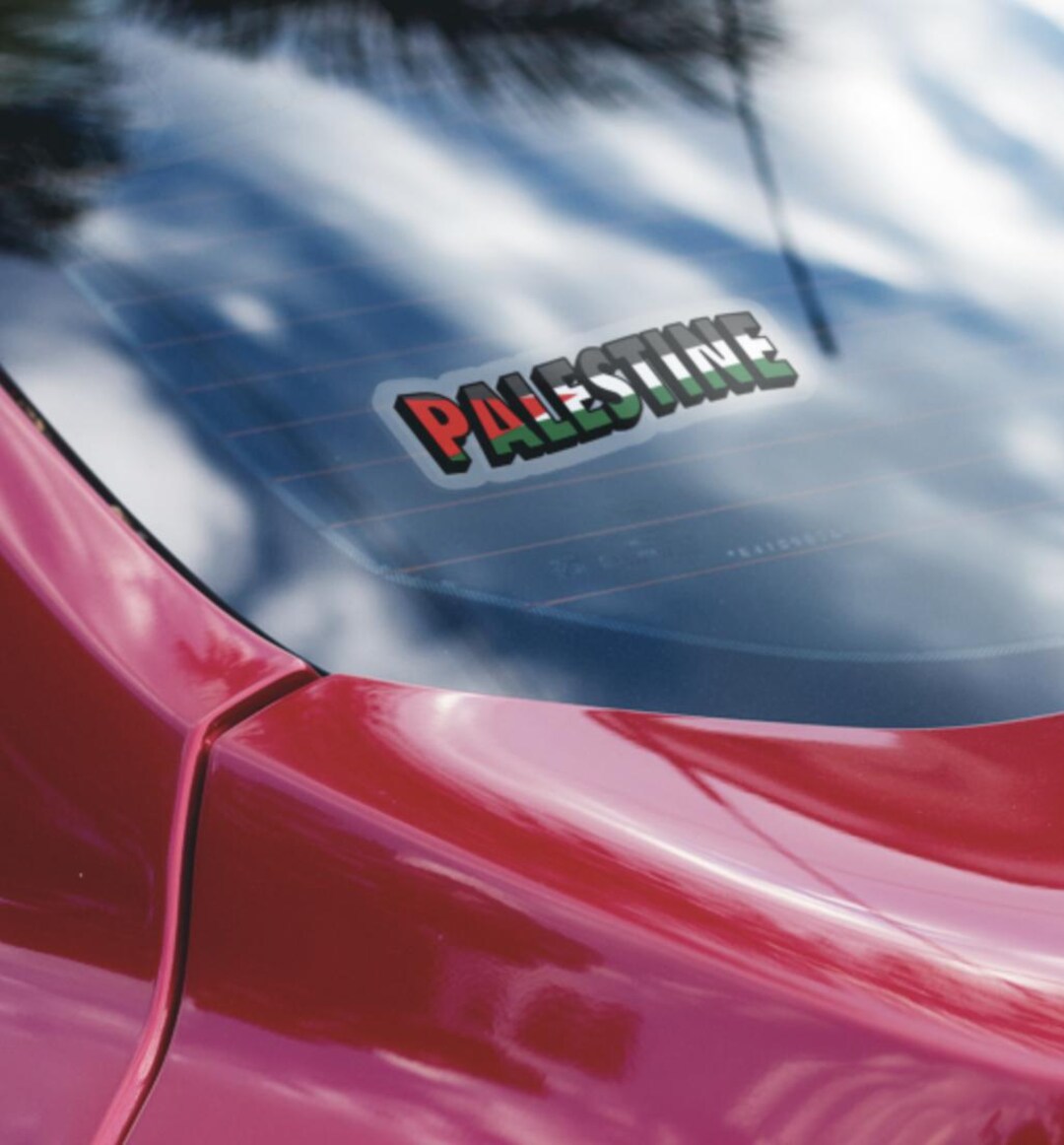 Palestine Flag Car/glass Decal Sticker | Waterproof | Peace ...