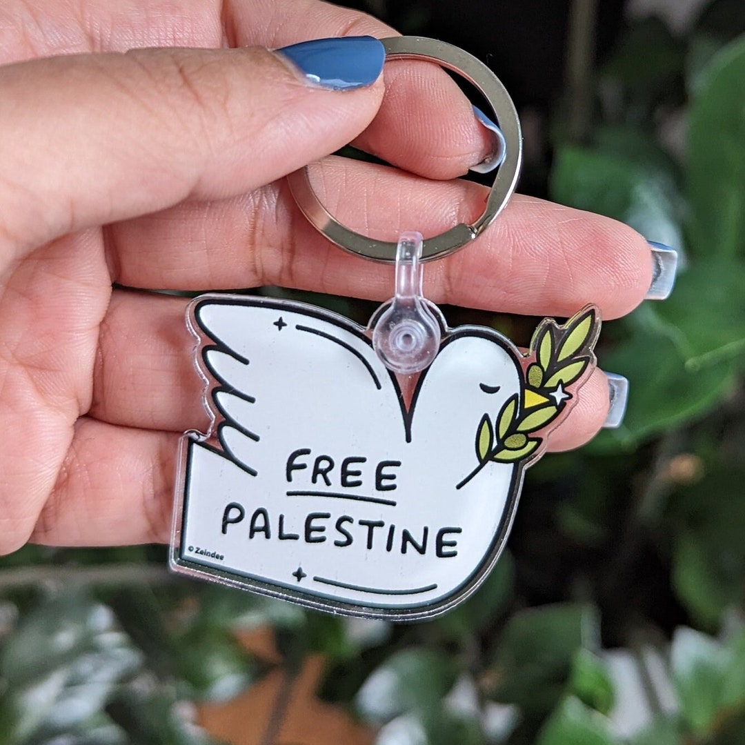 Free Palestine Keychain Falasteen Jerusalem Ramallah Haifa Nazareth ...