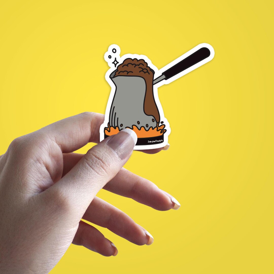 Arabic Coffee Stickers | Arab Food Stickers | Waterproof | Palestinian ...