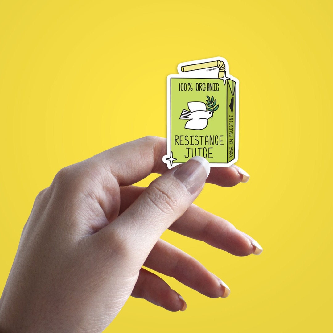 Resistance Juice Sticker, Palestine, Lebanon, Syria, Egypt, Jordan ...