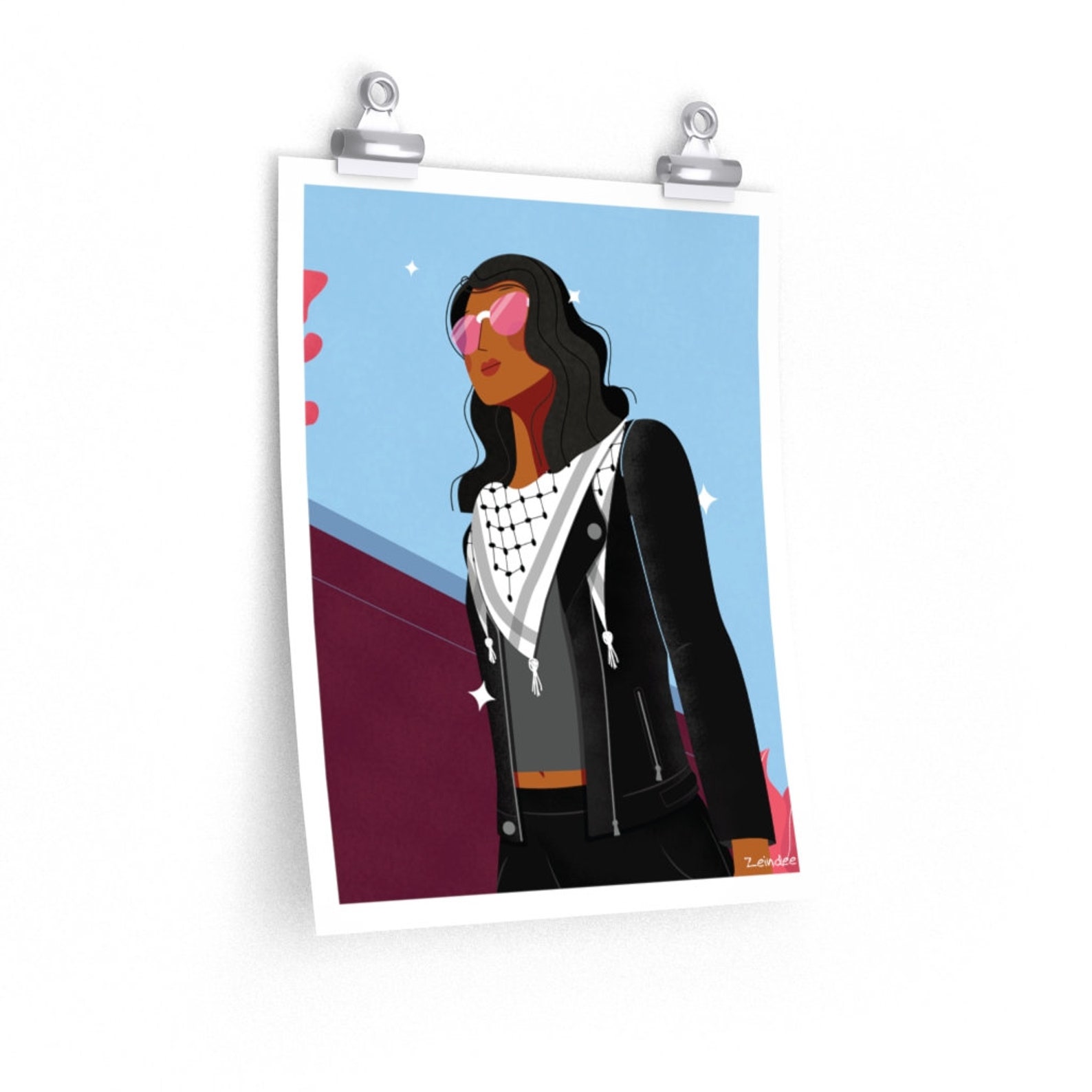 Kuffiyah Print Palestine Art Print Wall Decor - Etsy