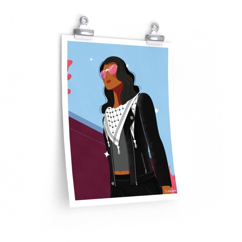 Kuffiyah Print Palestine Art Print Wall Decor - Etsy