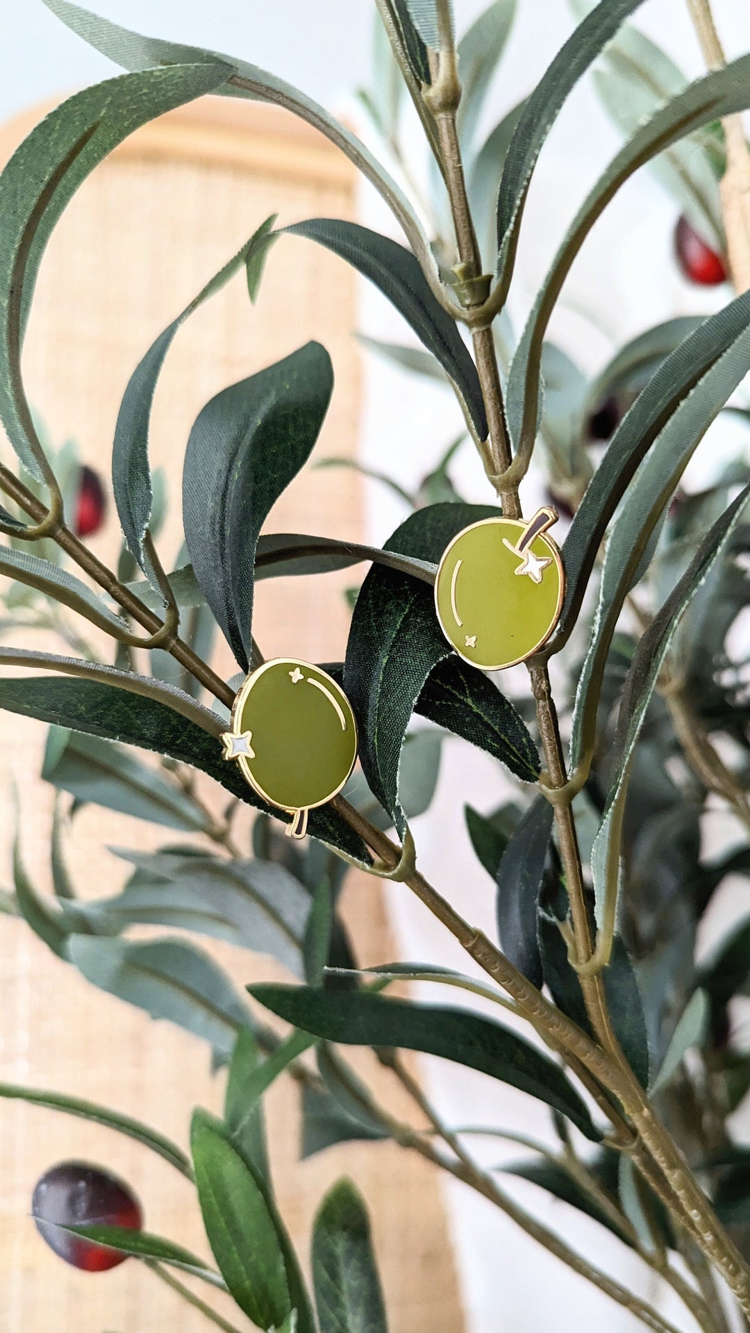 Green Olives Enamel Pin Food Pin Palestine Pin for Bags, Clothes, Hats ...