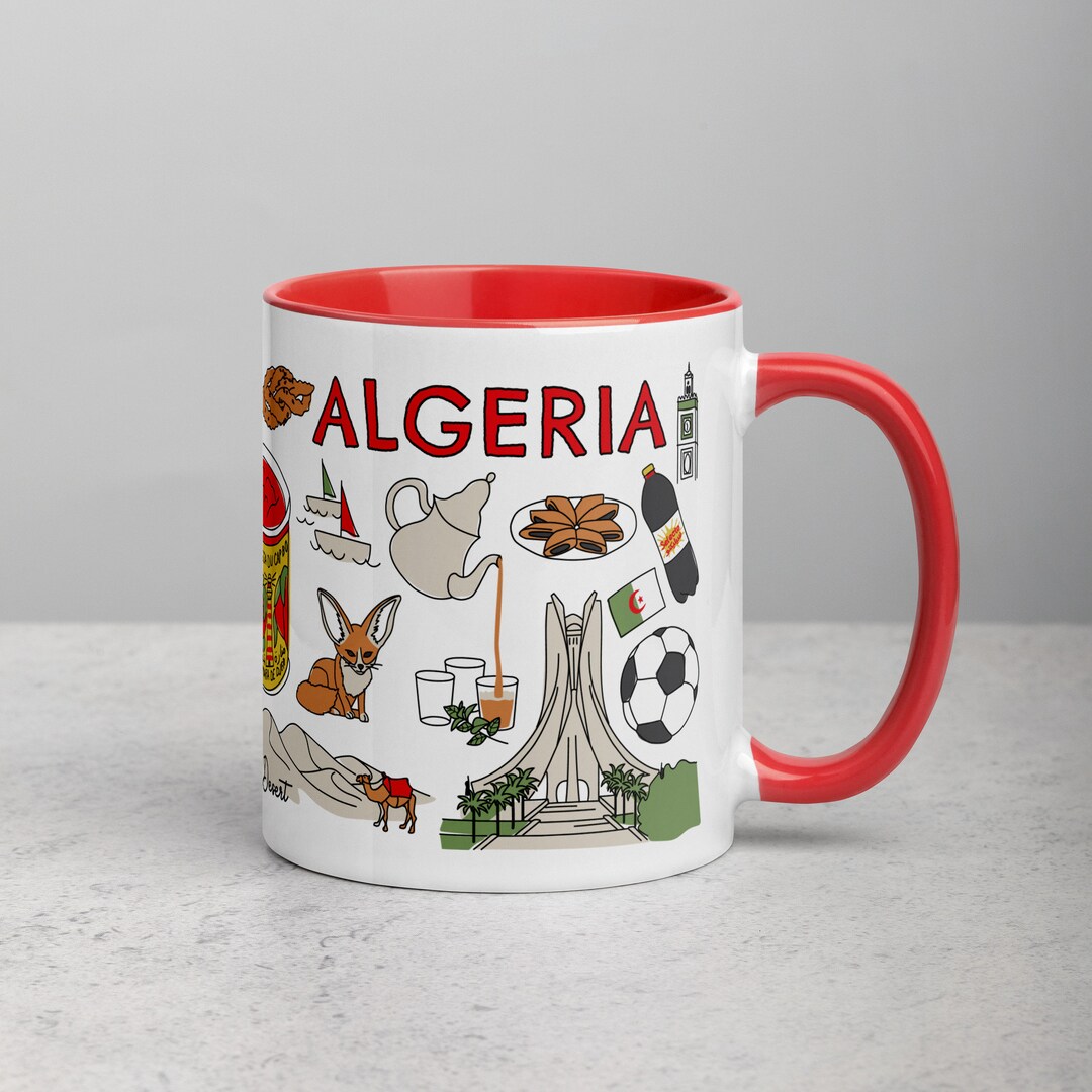Algeria Mug | Arab Amazeigh | Algiers El Djazaïr | Middle East & North ...