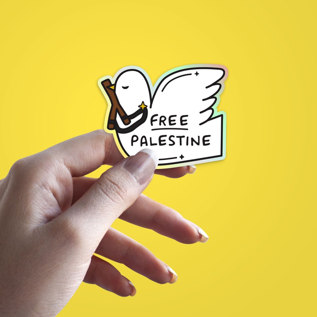 Resistance Dove for a Free Palestine Sticker Waterproof Peace ...