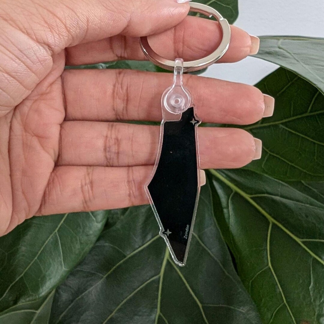 Keychain: Palestine Map | Falasteen Jerusalem Ramallah Haifa Nazareth ...