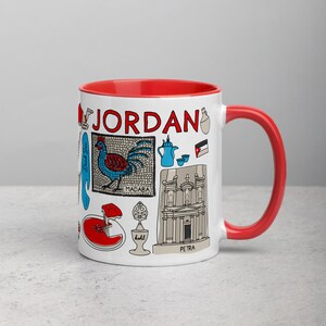 The Hashemite Kingdom of Jordan Mug, Middle East Country Cups ...