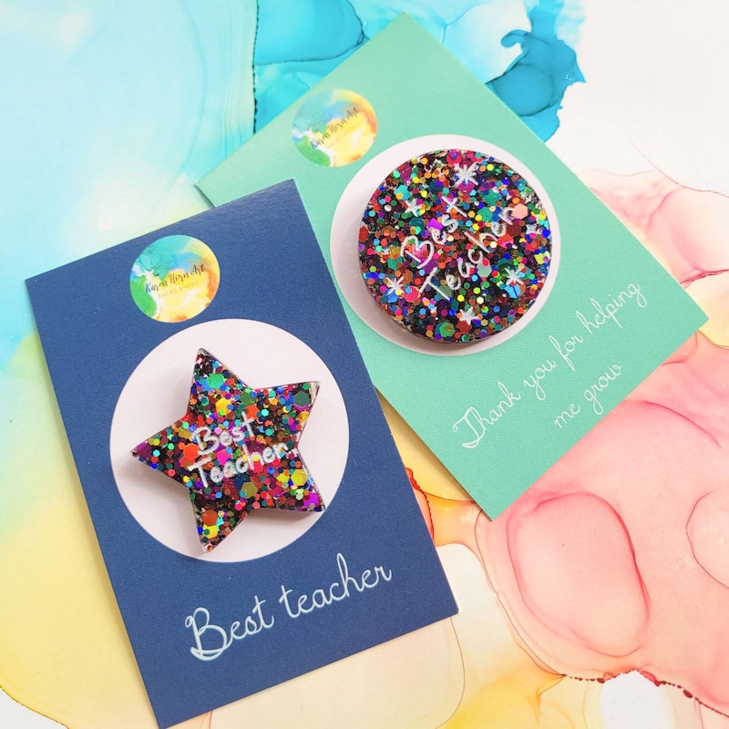 Teacher Pin - Etsy