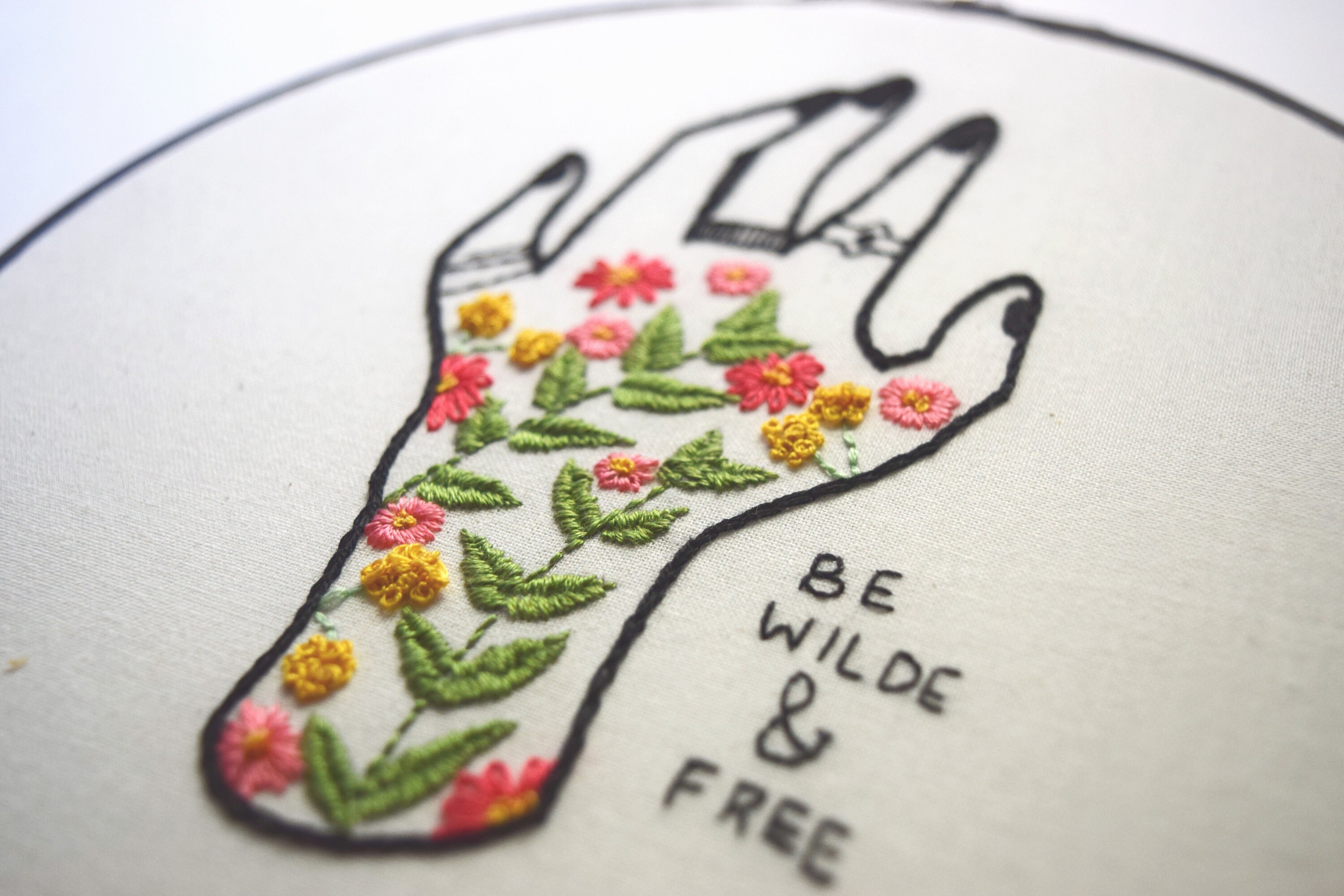 Be Wilde & Free Hoop - Etsy