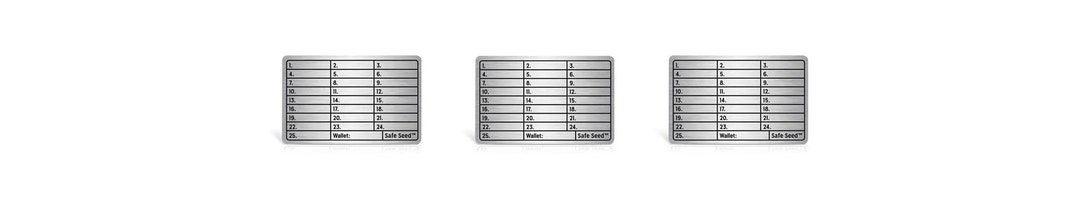 Safe Seed Stainless Steel 12-25 Word Recovery Passphrase Metal Stamp ...