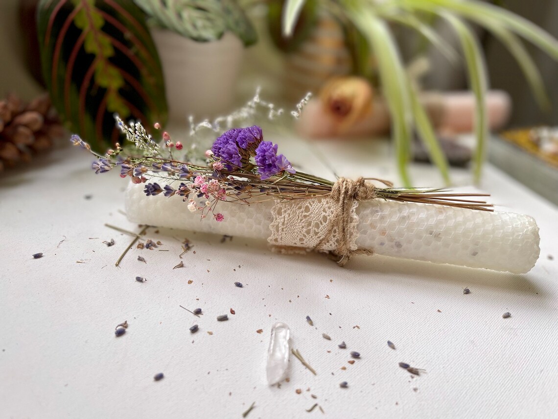 Litha Altar Herbal Candle & Wall Hanging Decoration + FREE Litha ...