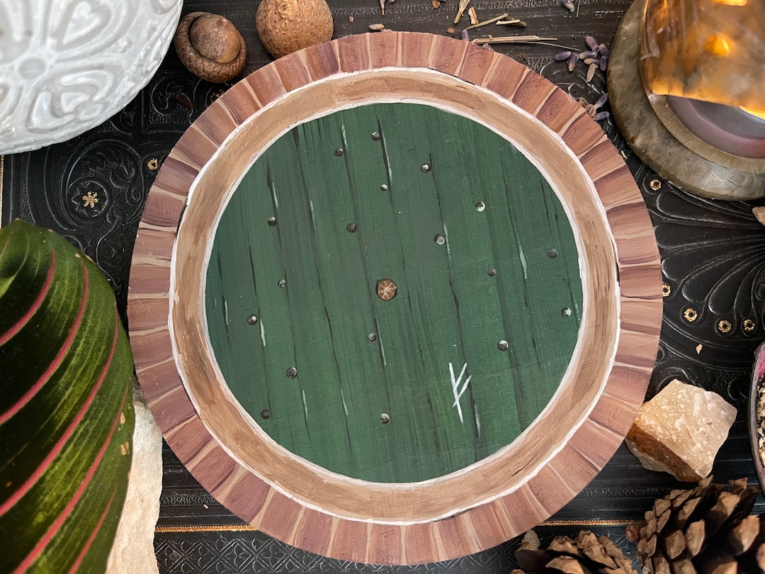 Bilbo Baggins House Door Wood Art | the Hobbit Decor | Tolkien Art ...
