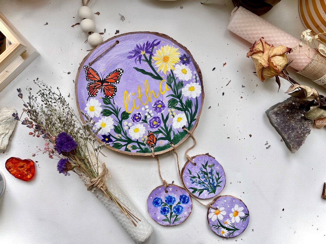 Litha Altar Herbal Candle & Wall Hanging Decoration + FREE Litha ...