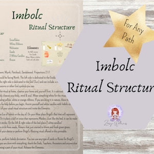 Imbolc Printable Guide Antique Style: Wheel of the Year Grimoire Pages ...