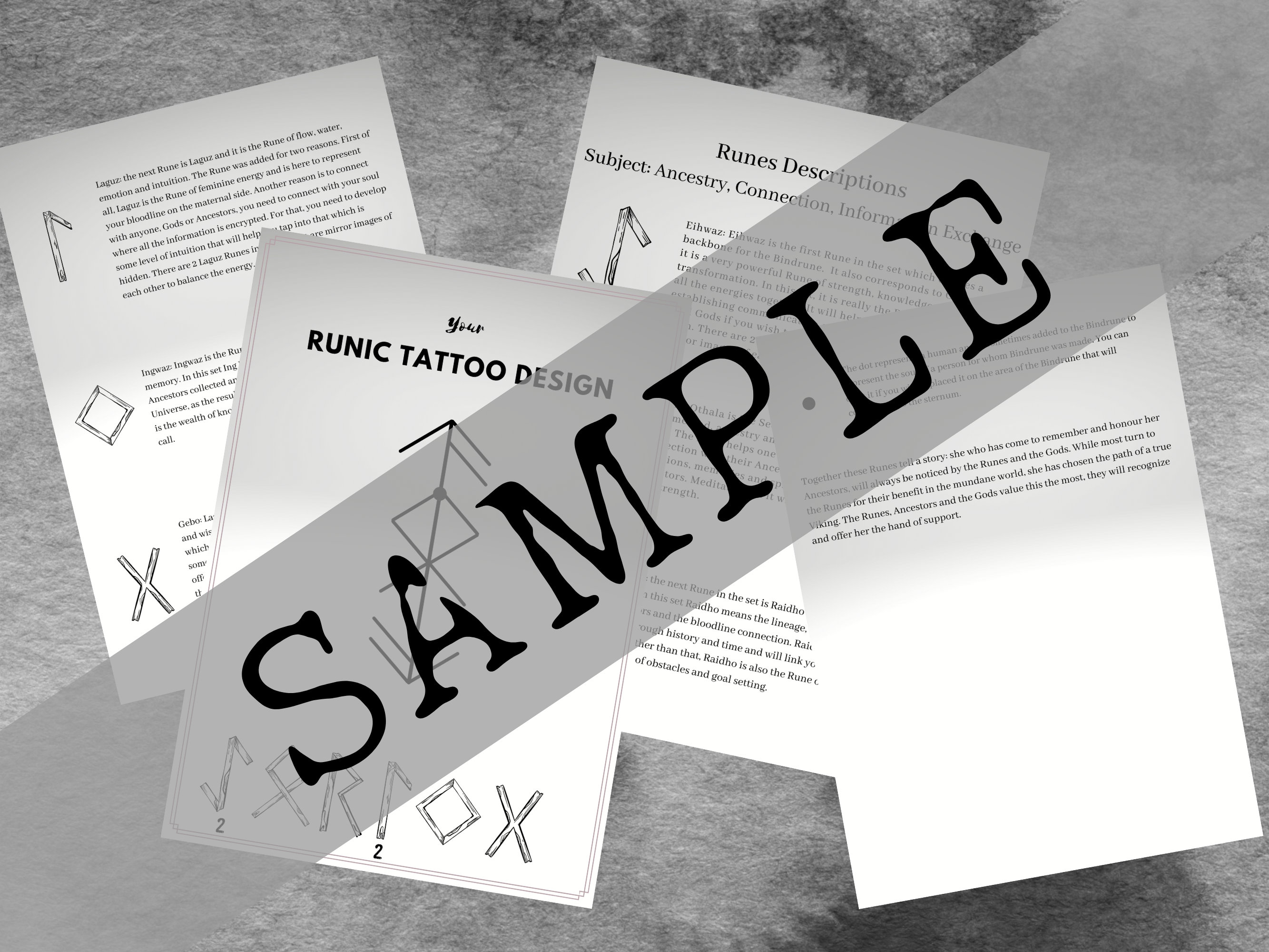 Personal Runes & Bindrunes for Tattoos and Talismans Norse and Viking ...