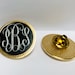 Personalized / Engraved Initial Pins - Etsy