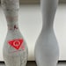 1 Re-painted All White Authentic Bowling Pin. All Ready for Crafting ...