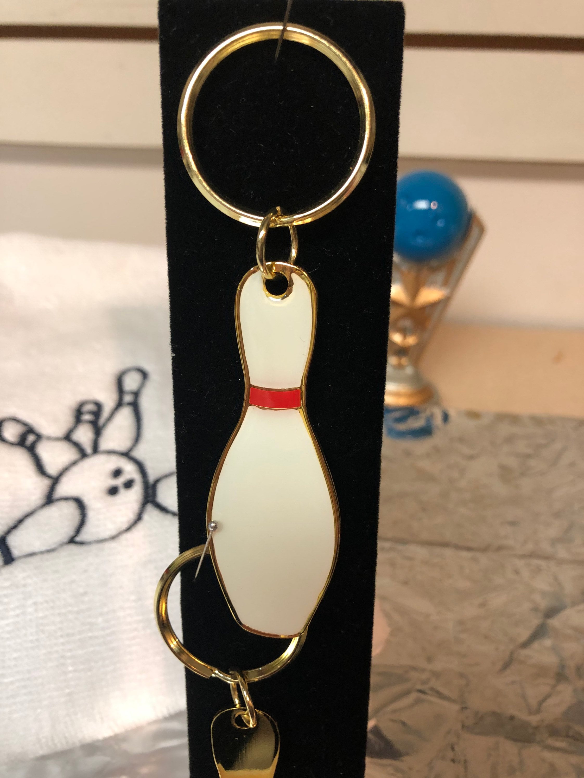 Bowling Pin Key Fob - Etsy