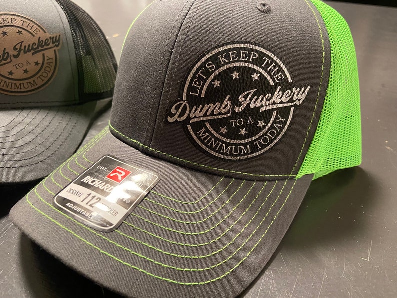 Dumb Fuckery Vector Art for Hat Patchs and More Svg,dxf,ai,lbrn2 Vector ...