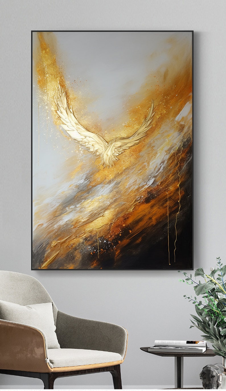 Luxury Abounds: Gold Foil Art Canvas Sets for Elegant Spaces, Digital ...