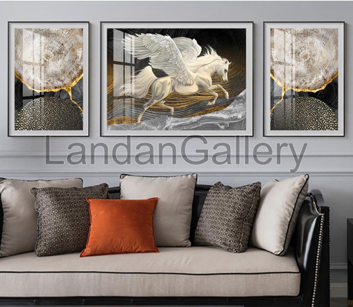 Pegasus Digital Wall Art Printable, Beautiful Unicorn, Wild Thing ...