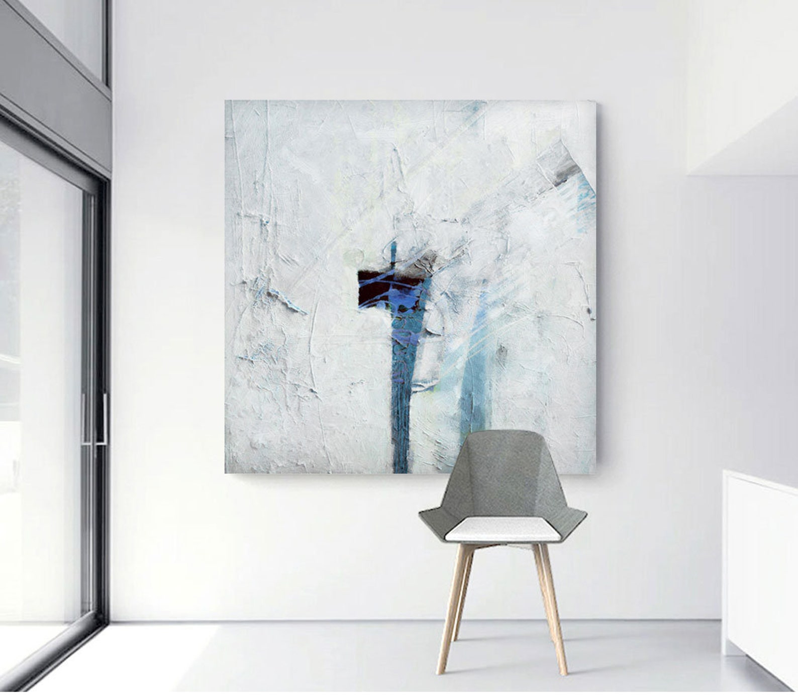 Square Art Printposterprintslarge Wall Art Abstract Art | Etsy