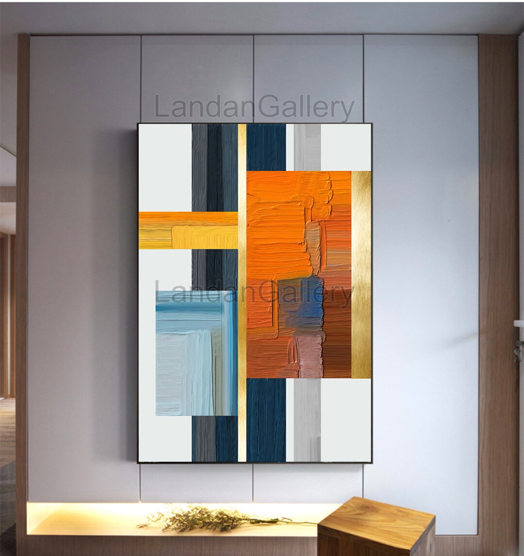 Color Block Art Printable by Landan, Geometric Color Block Design ...