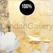 Digital Printable Gold and White Paintings, in the Style of Sandra ...
