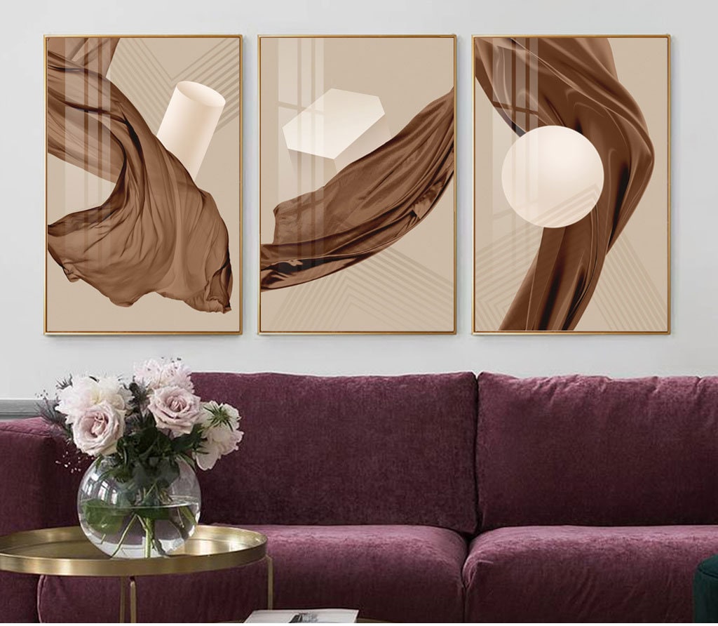 3 Sets Artwork Printable Interactive Generative Art Brown - Etsy