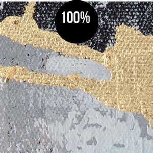 Abstract Black and Gold Foil Wall Art Printable, Instant Download ...