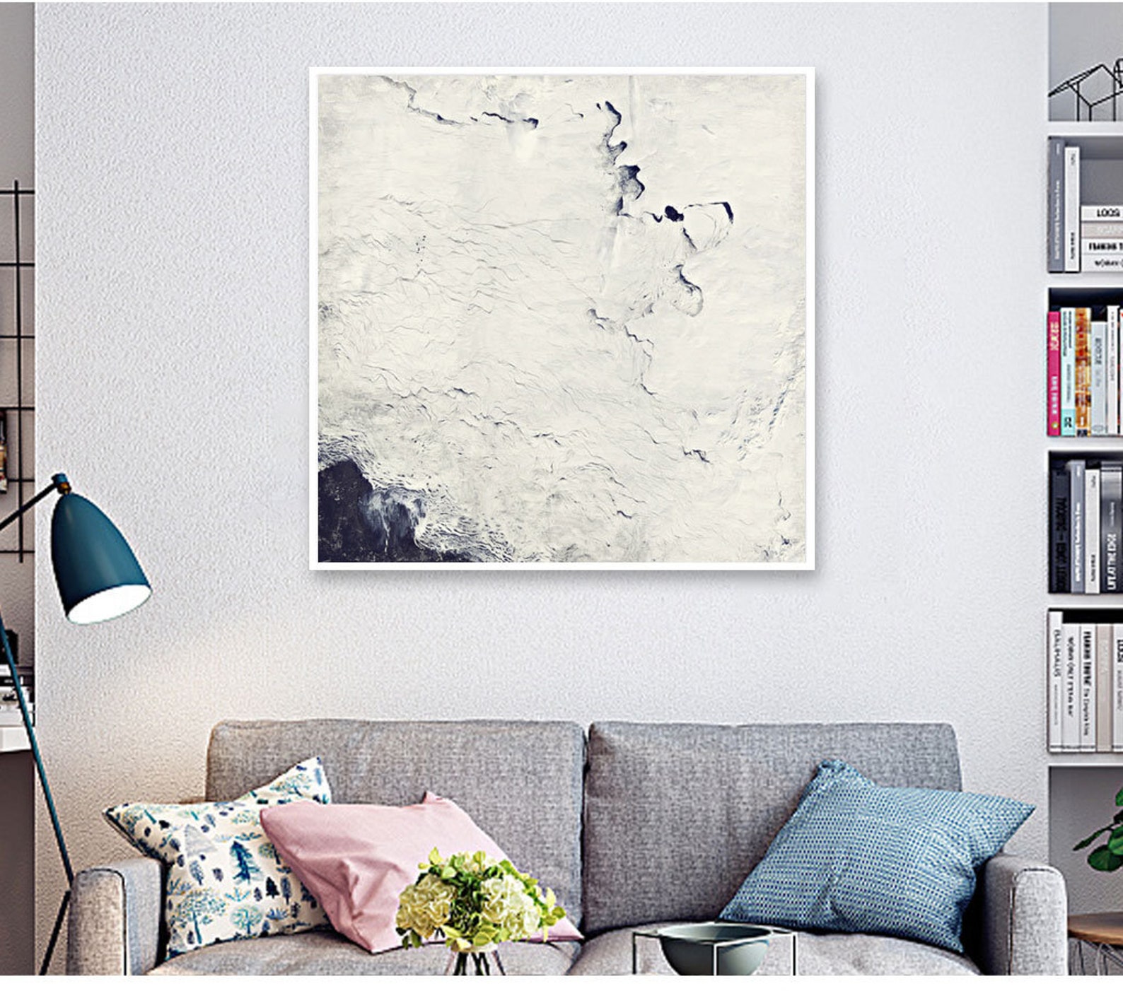 Abstract Square Printable, Wall Art, Watercolour, Instant Download Art ...