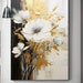 Digital Printable Gold and White Paintings, in the Style of Sandra ...