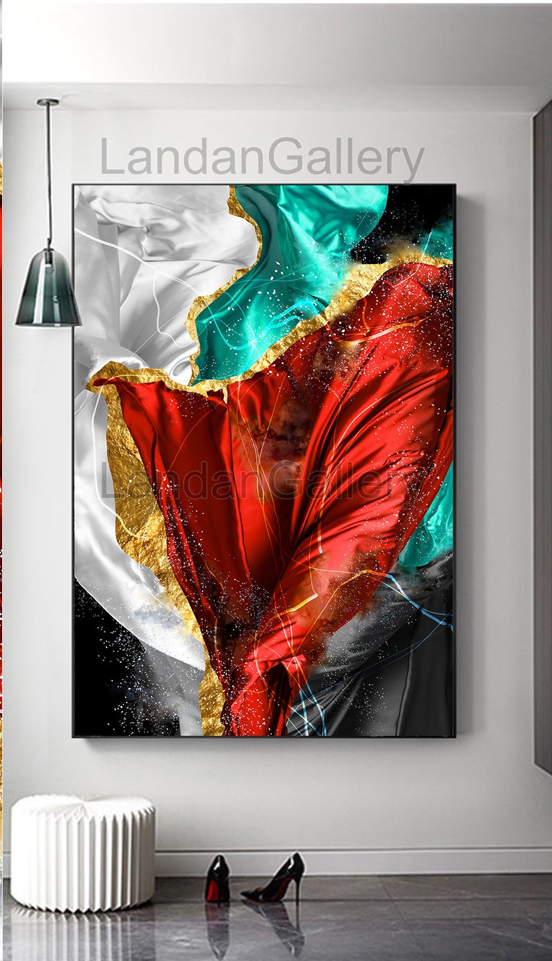 Printable, Abstract Blue and Red Color Background, Bright Modern ...