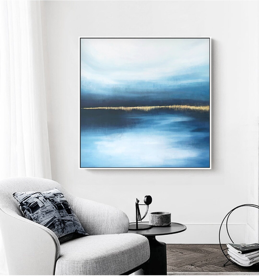 Abstract Square Printable, Ocean , Fantastic Landscape, Clouds and the ...