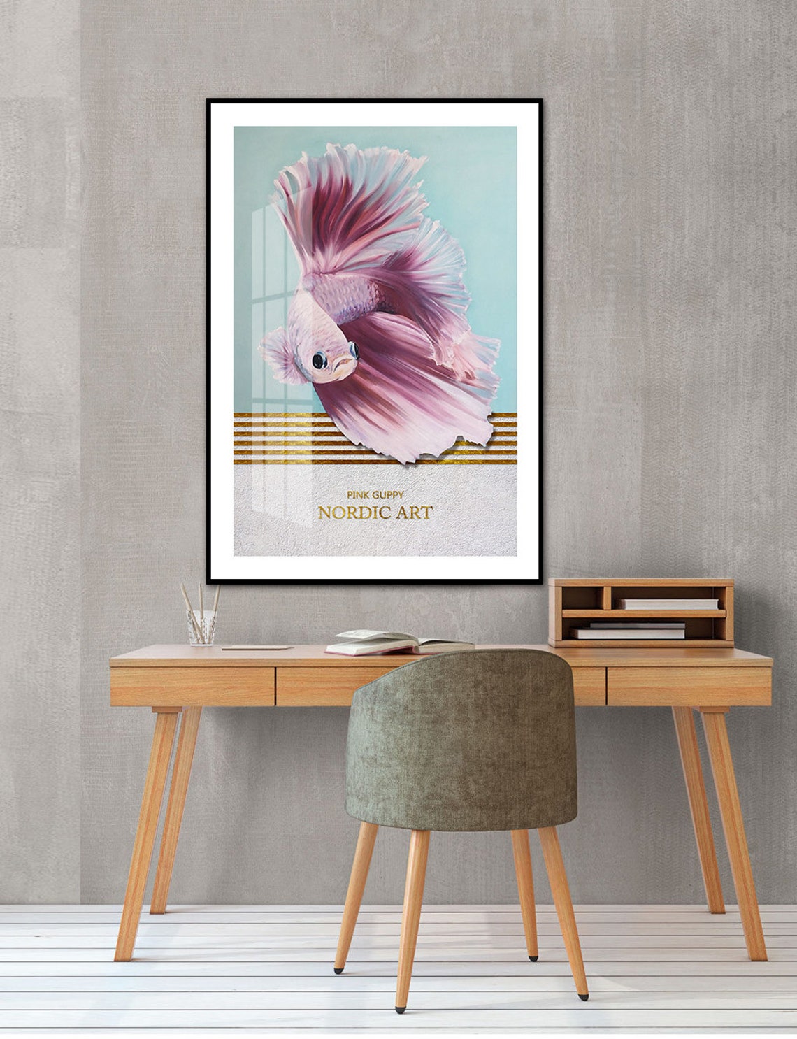 Printable goldfish artwork goldfish art print fish art | Etsy