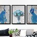 3 Sets of Peacock Decor Printable Peacock Wall Decal Peacock - Etsy