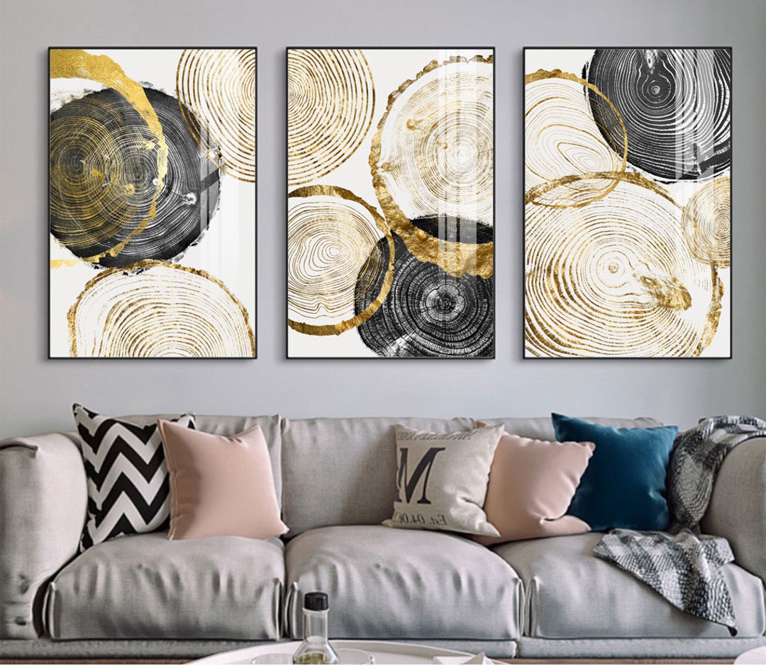 Abstract Tree Trunk Printable, Tree Wood Trunk Cross Section, Oak Grove ...